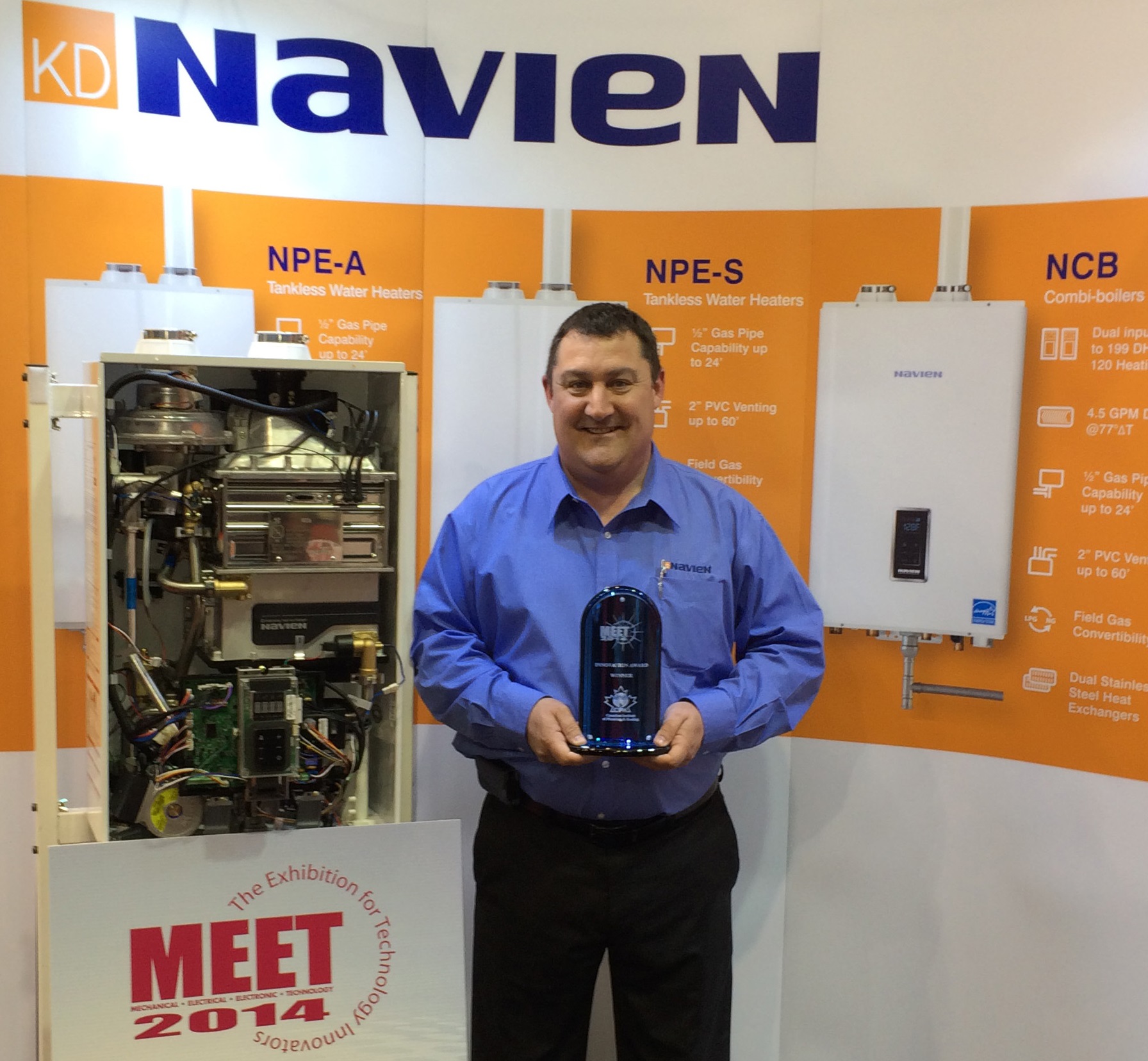 Navien wins CIPH Innovation Award - Mechanical Business