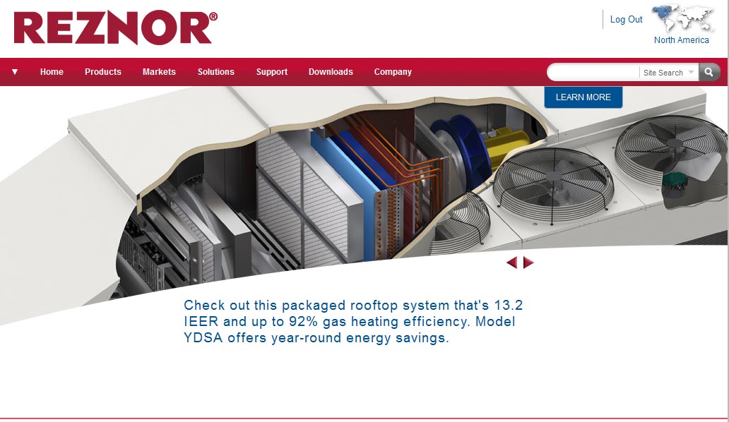 Reznor revamps website - Mechanical Business