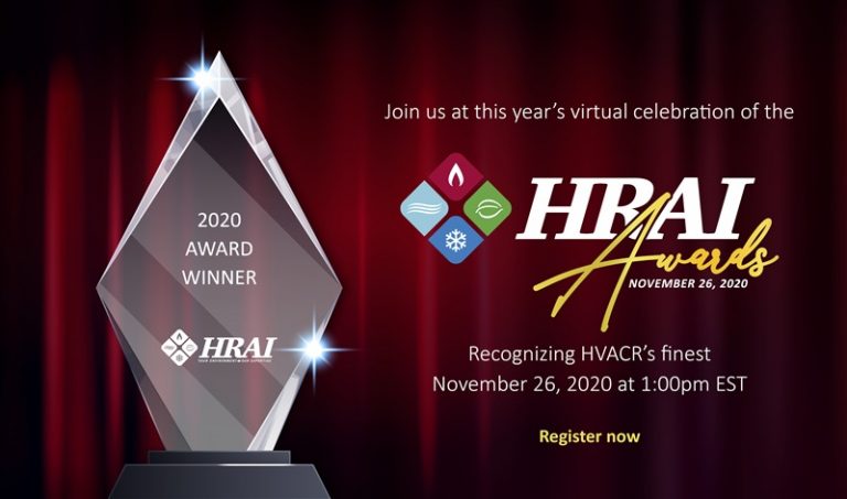 Last chance to register for the first annual HRAI Awards - Mechanical ...