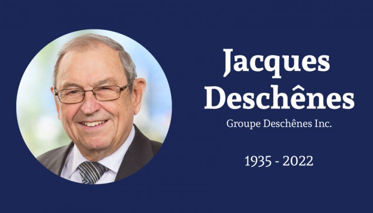 Deschênes announces passing of Jacques Deschênes - Mechanical Business