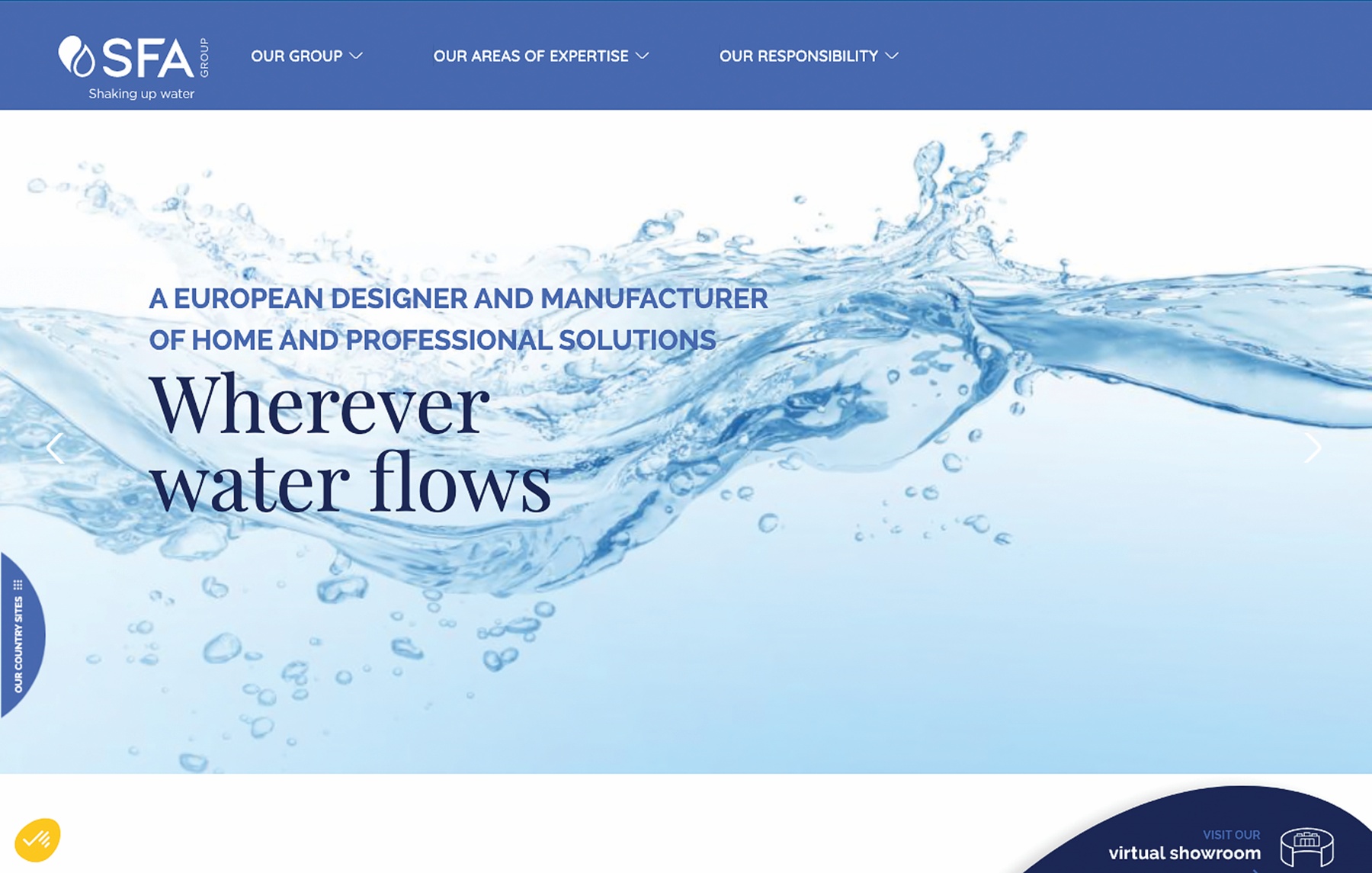 Saniflo SFA unveils updated group website - Mechanical Business