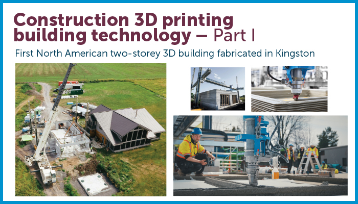 Construction 3D printing building technology – Part I - Mechanical Business