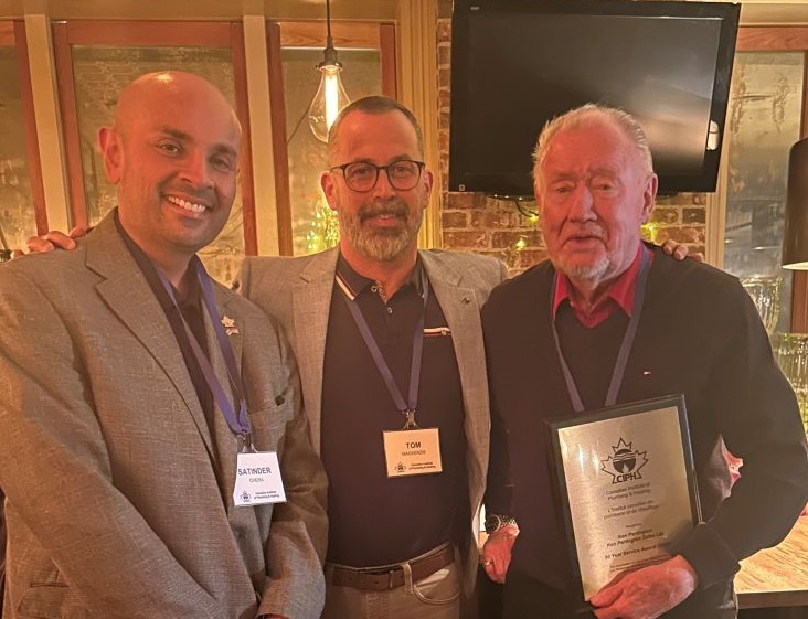 Ken Partington receives CIPH award - Mechanical Business