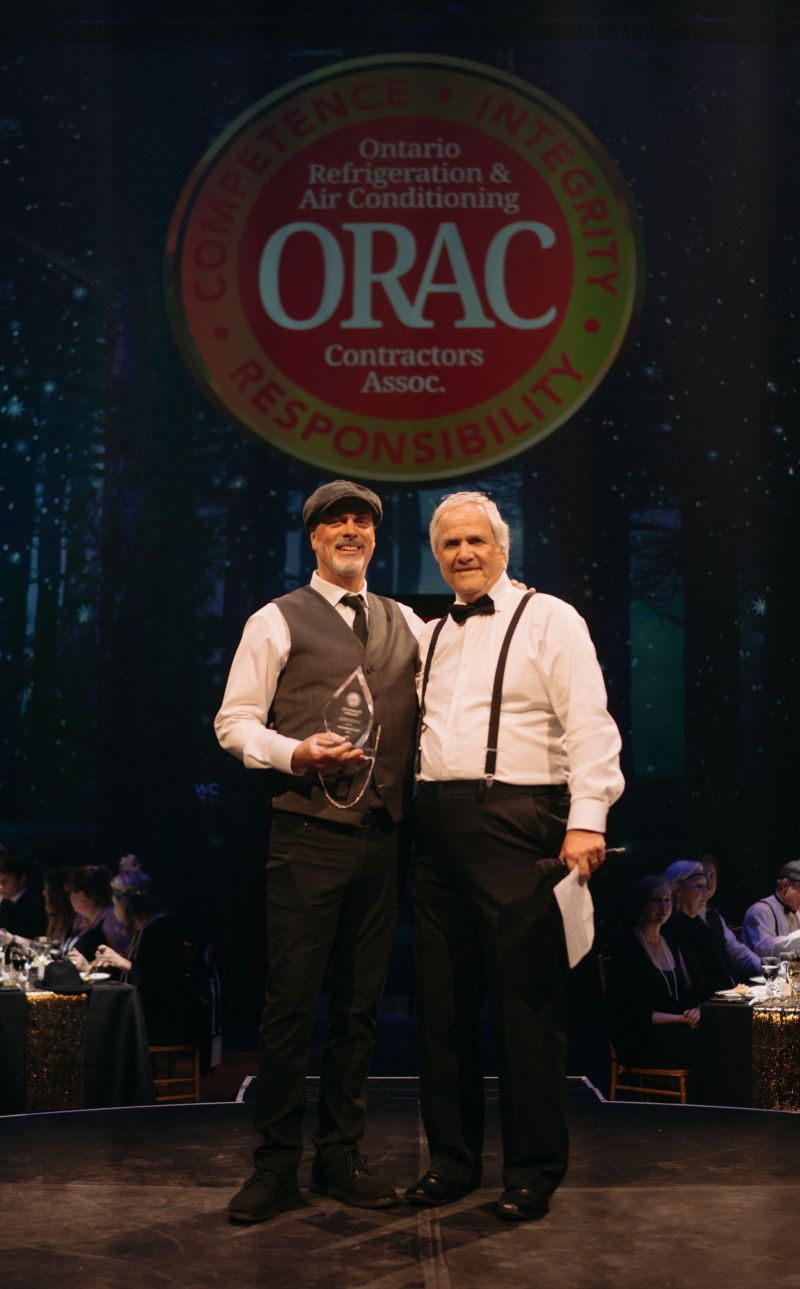 Nick Ennamorato receives ORAC award - Mechanical Business